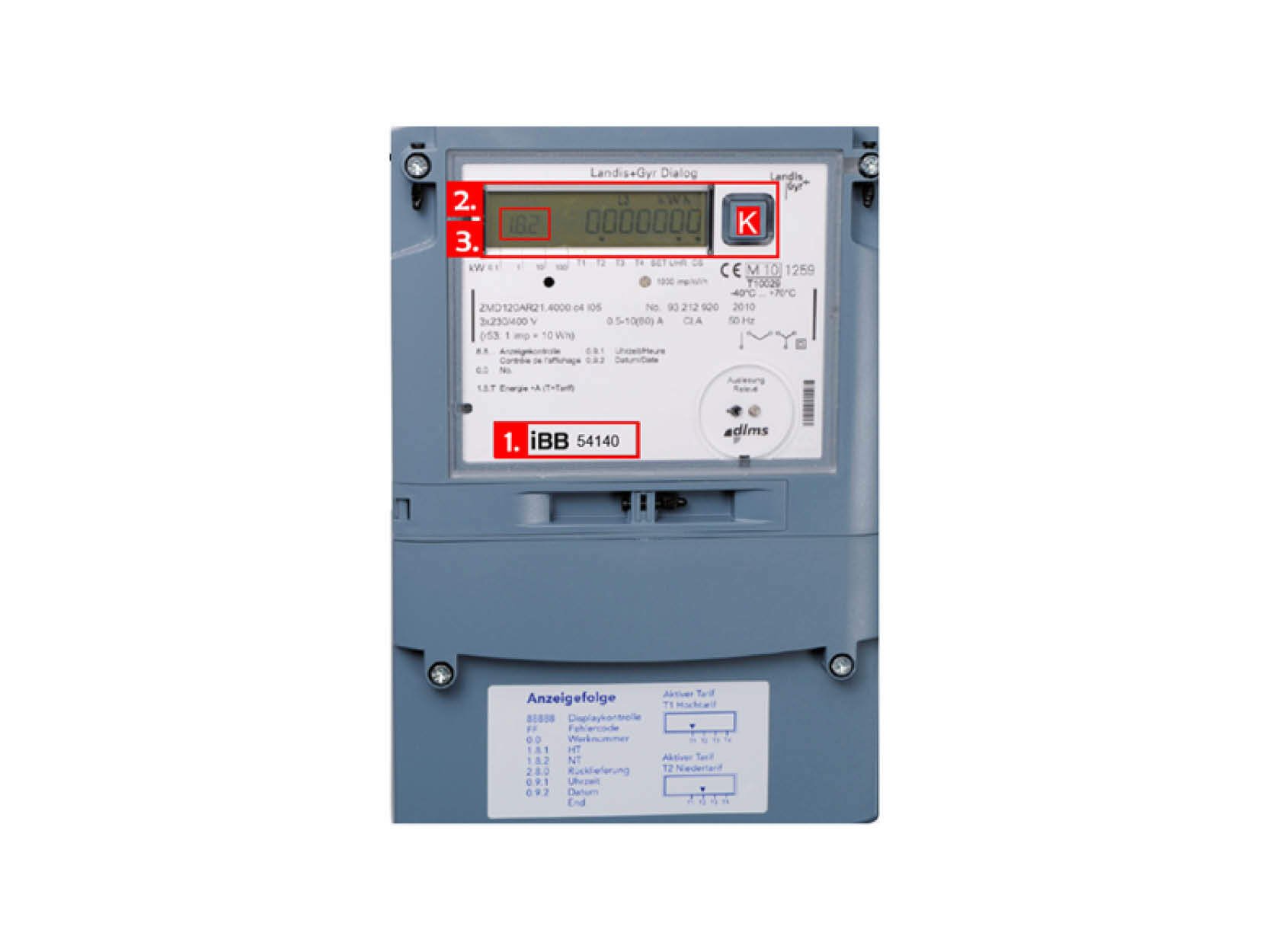 Zählerstand melden | IBB Energie AG